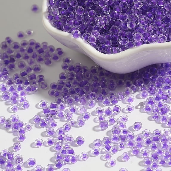 Xiao Hua dye core glass rice beads approximately 1000 pieces -2mm (0.08 ...