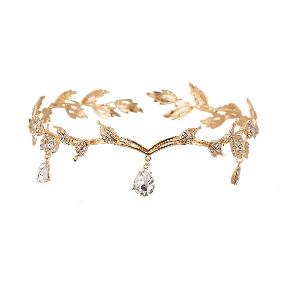 Xiao Hua goddess tiara crystal rhinestone crown wedding tiara bride ...