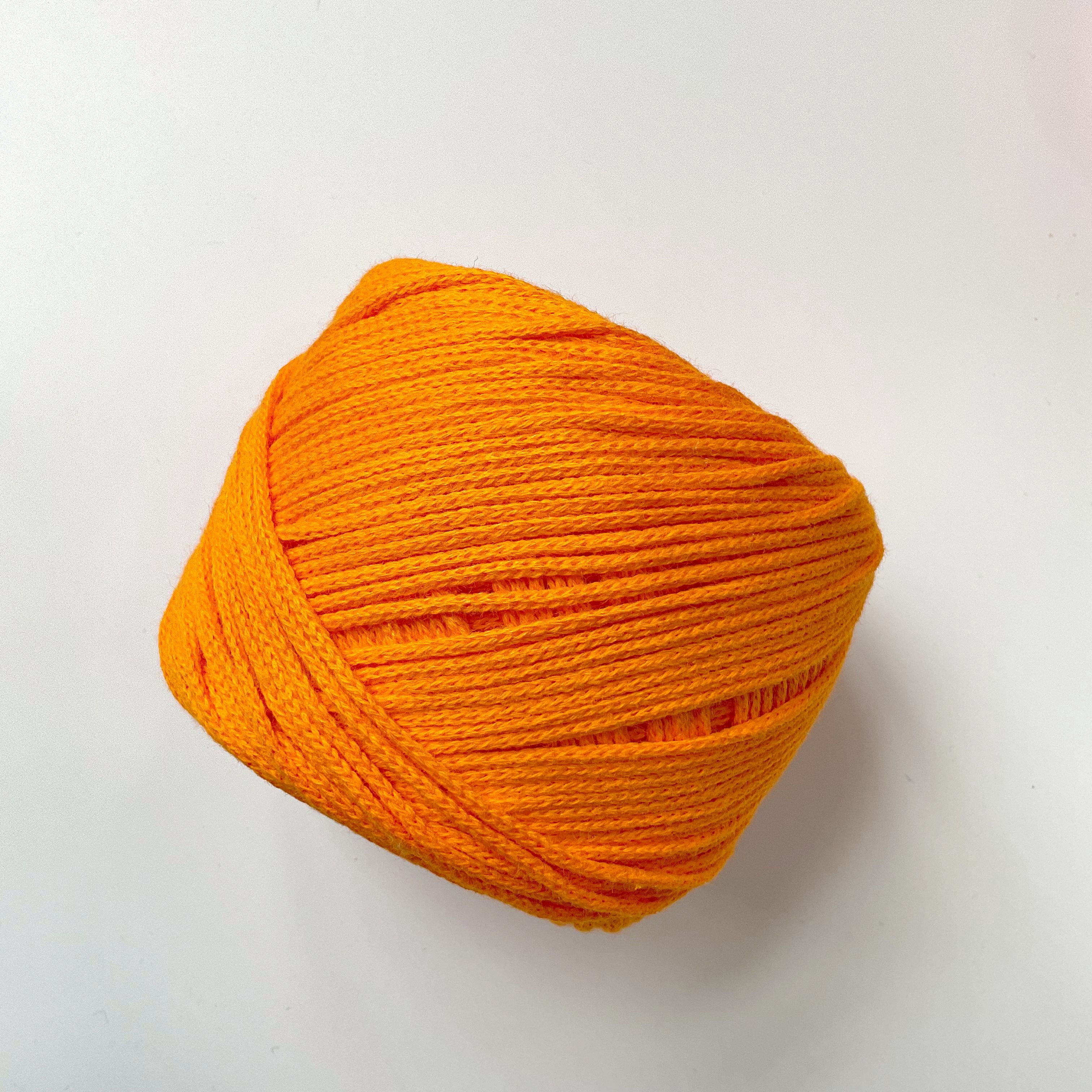 Xiao Hua orange cotton rope yarn, 100g single twist DIY craft rope and ...