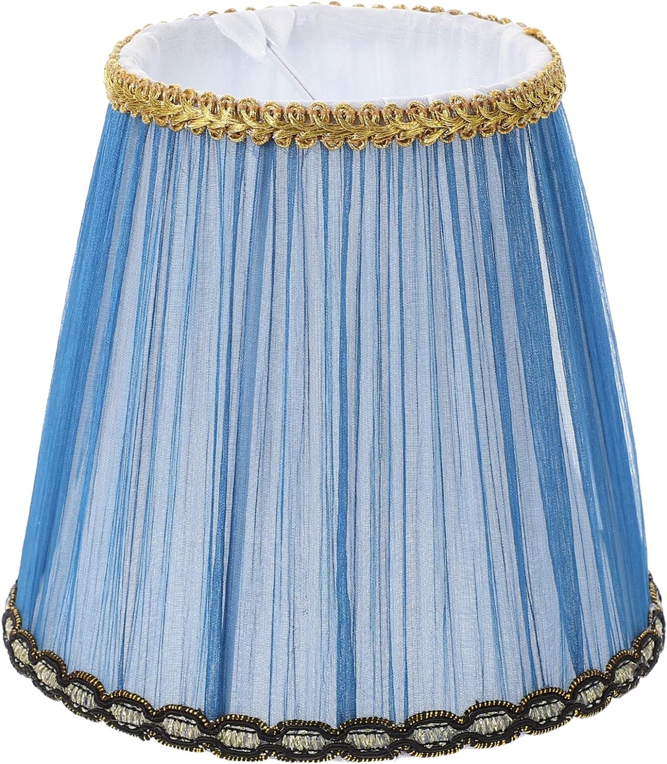 XiaoBanDeng 1pc Clamped Bubble Fabric Lampshade clip-on chandelier ...