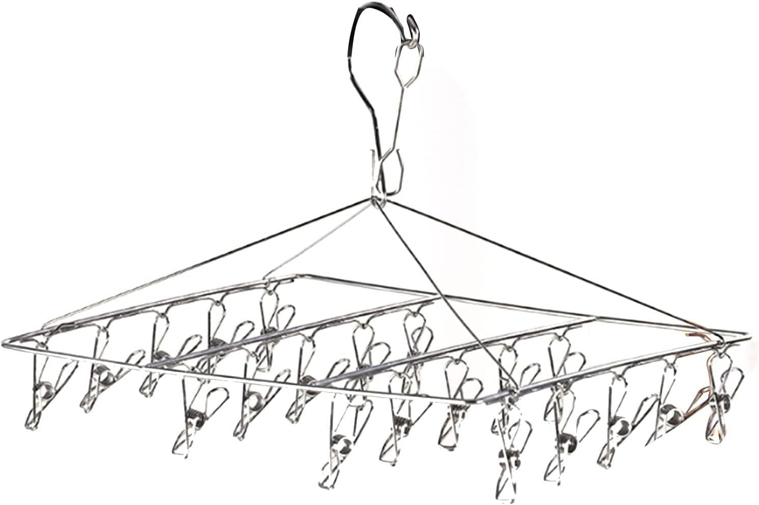 XiaoBanDeng Clothes Drying Hanger Stainless Steel Laundry Drying Rack ...