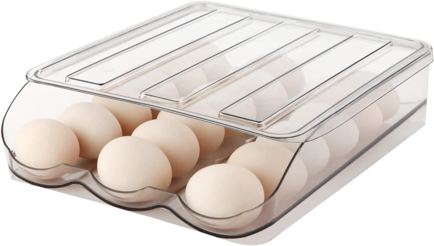 XiaoBanDeng Egg Holder , Automatically Rolling Egg Storage Container ...