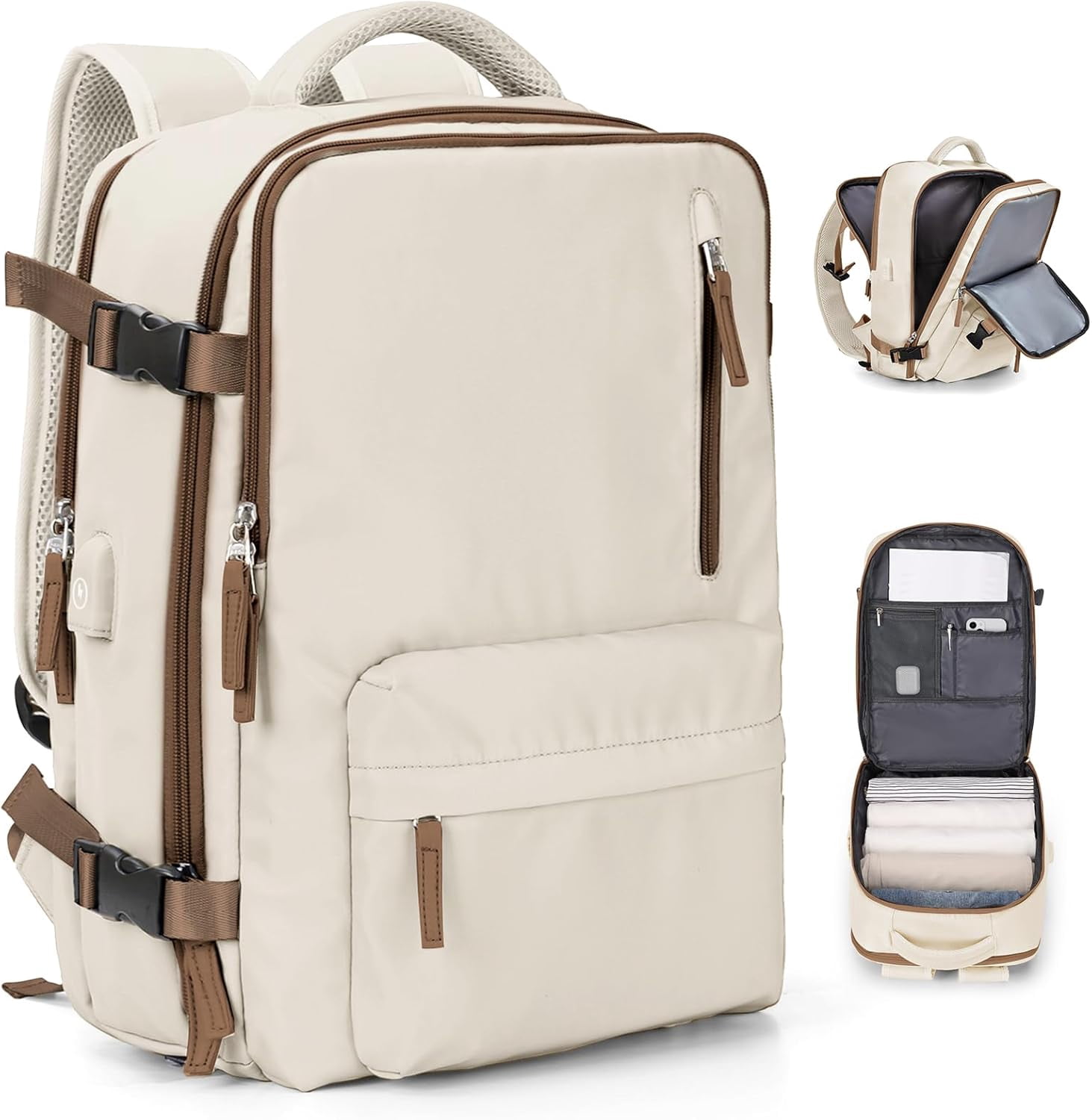 XiaoBanDeng Large Travel Work Business Backpack Carry on flight ...