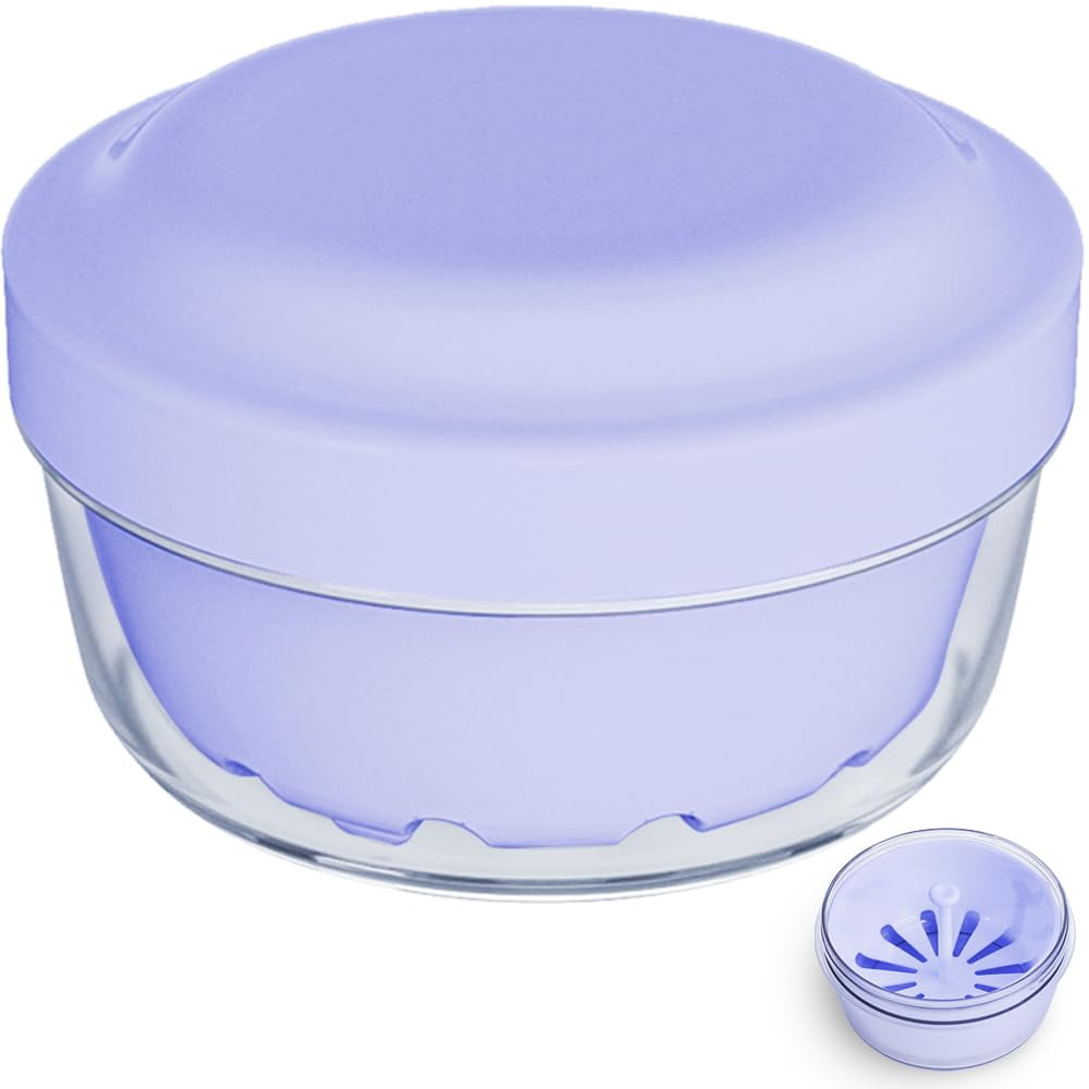 XiaoBanDeng Leak Proof Denture Case, Denture Cups Bath,Dentures ...