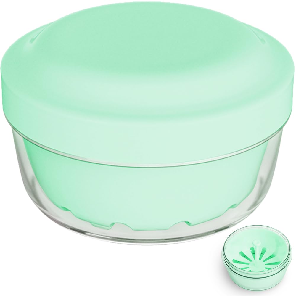 XiaoBanDeng Leak Proof Denture Case, Denture Cups Bath,Dentures ...