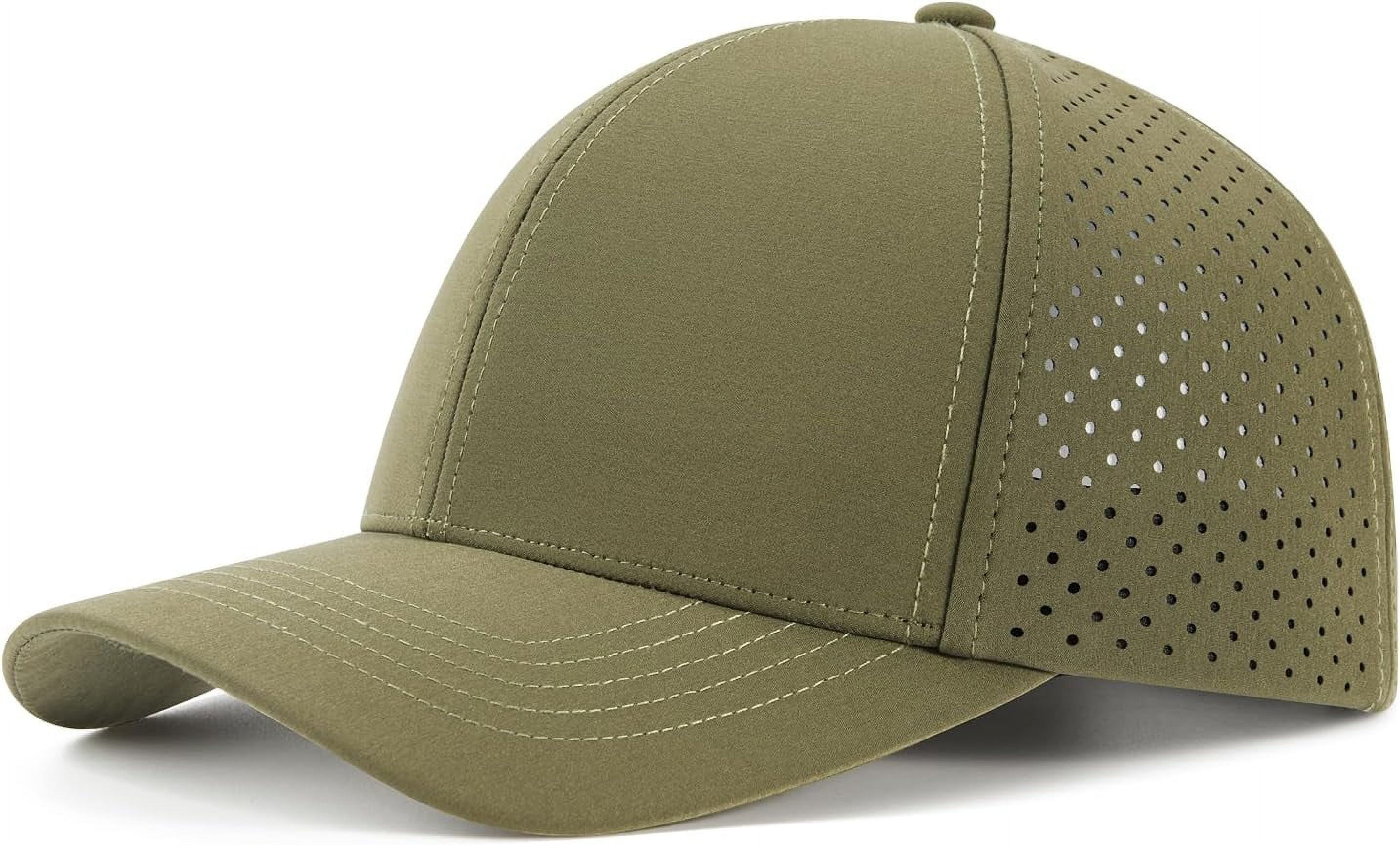 XiaoBanDeng Men Quick Dry Baseball Cap Laser Cut Mesh Ball Cap Curved ...