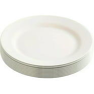 8 PACK 9 Inches Lightweight Wheat Straw Plates, Lightweight Unbreakable ...