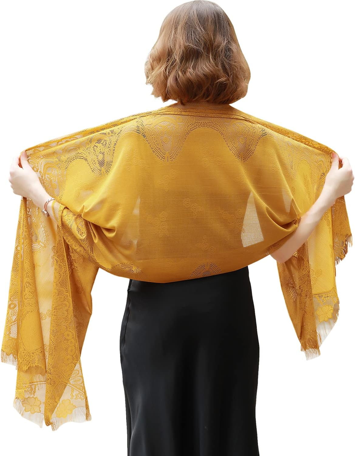 XiaoBanDeng Shawls and Wraps for Evening Dresses Scarfs for Women ...