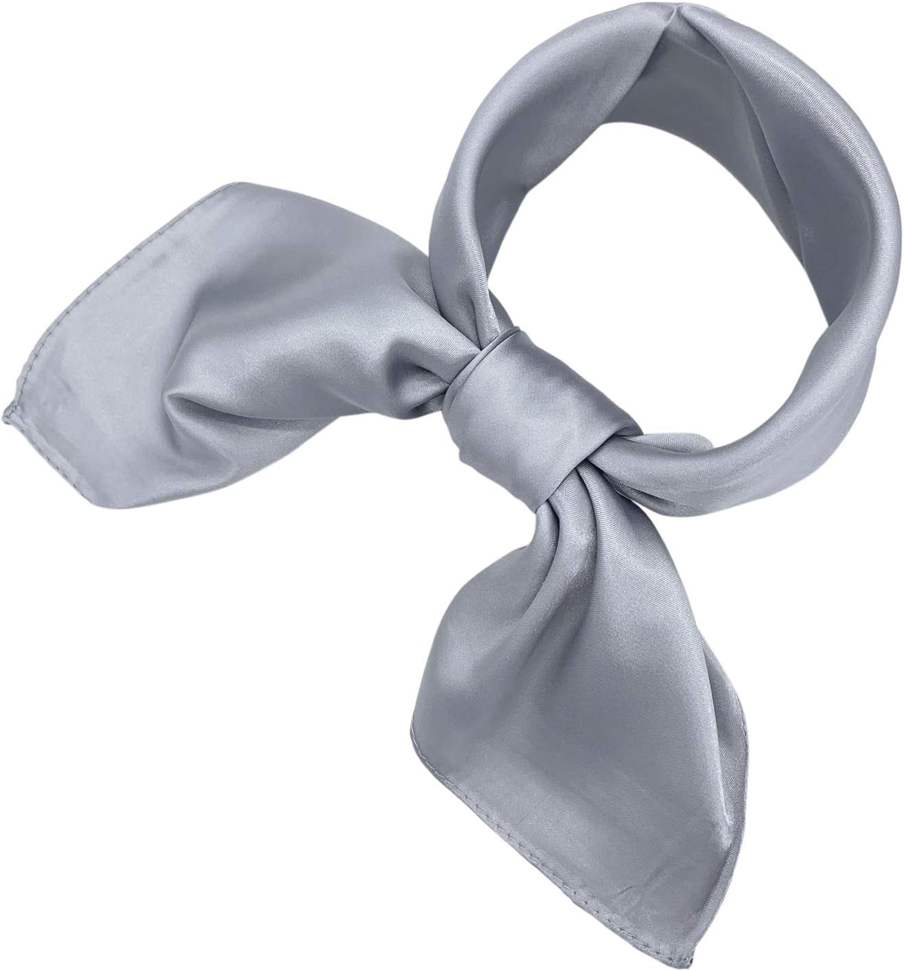 XiaoBanDeng Silk Like Scarf Women’s Fashion Pattern Large Square Satin ...