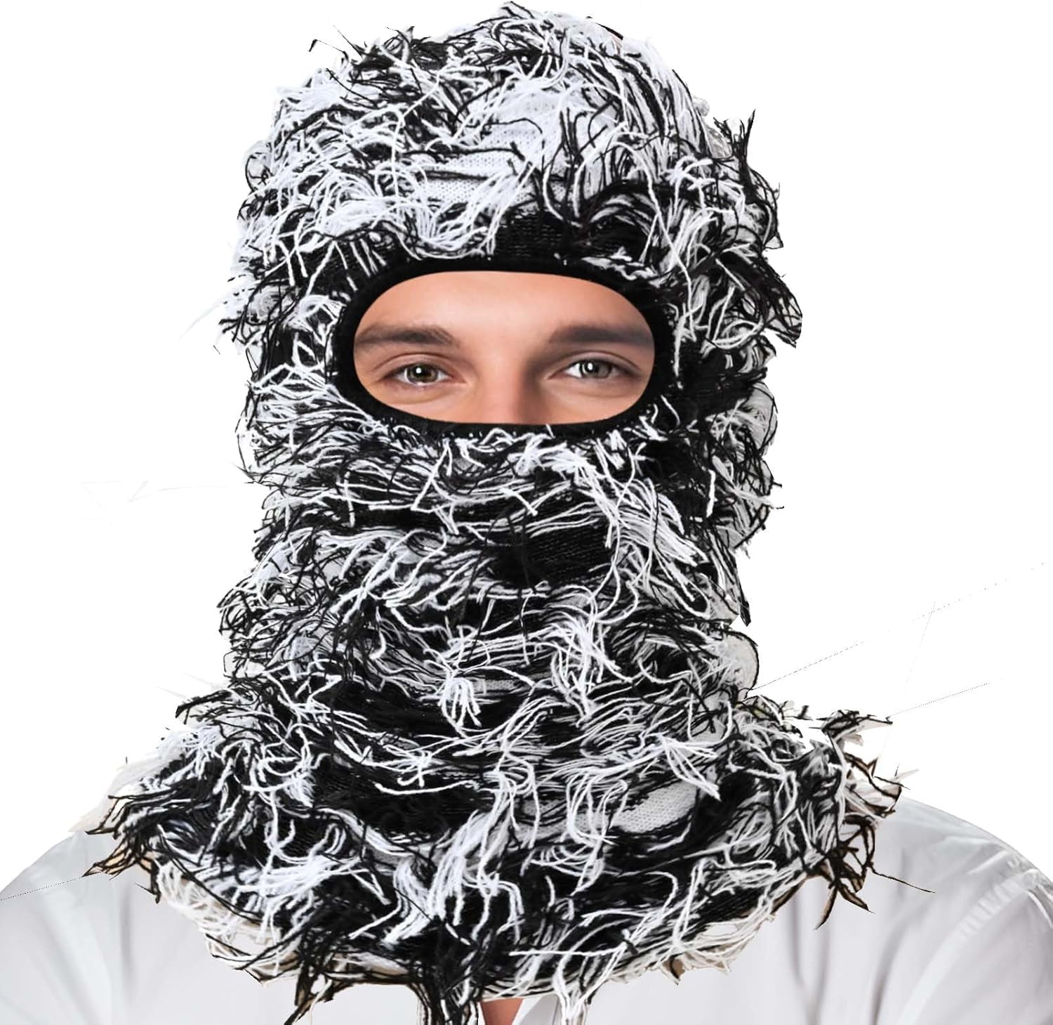 XiaoBanDeng Ski Mask Knitted Full Face Shiesty Mask Winter Windproof ...