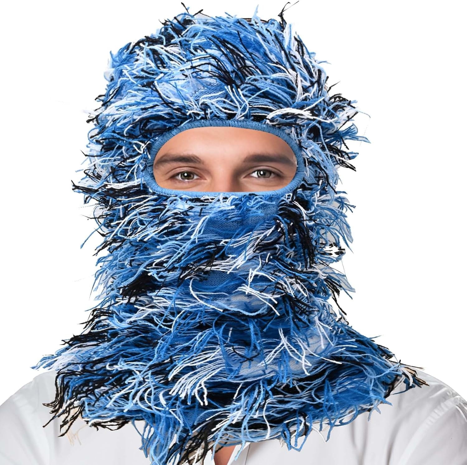 XiaoBanDeng Ski Mask Knitted Full Face Shiesty Mask Winter Windproof ...