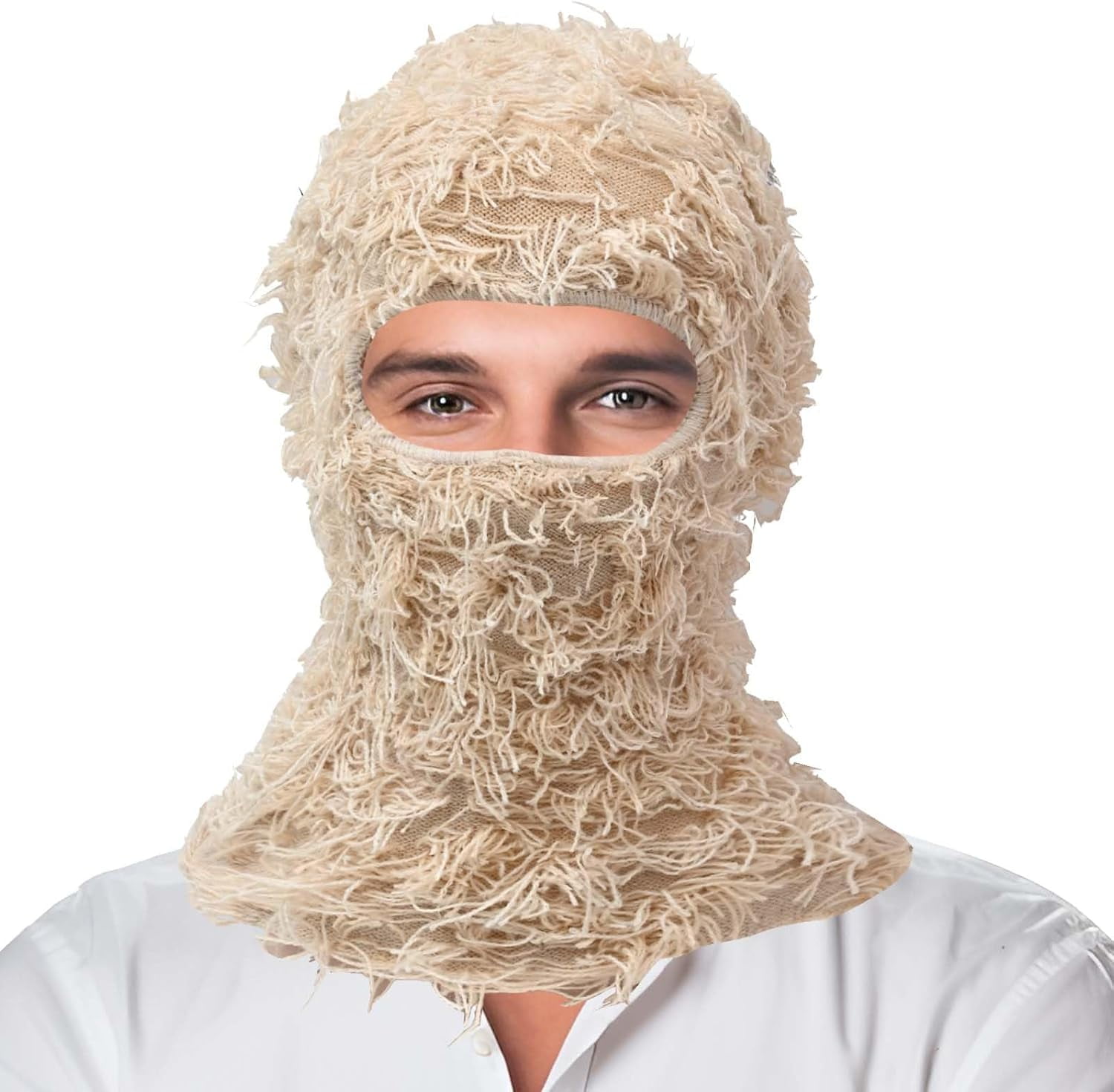 XiaoBanDeng Ski Mask Knitted Full Face Shiesty Mask Winter Windproof ...