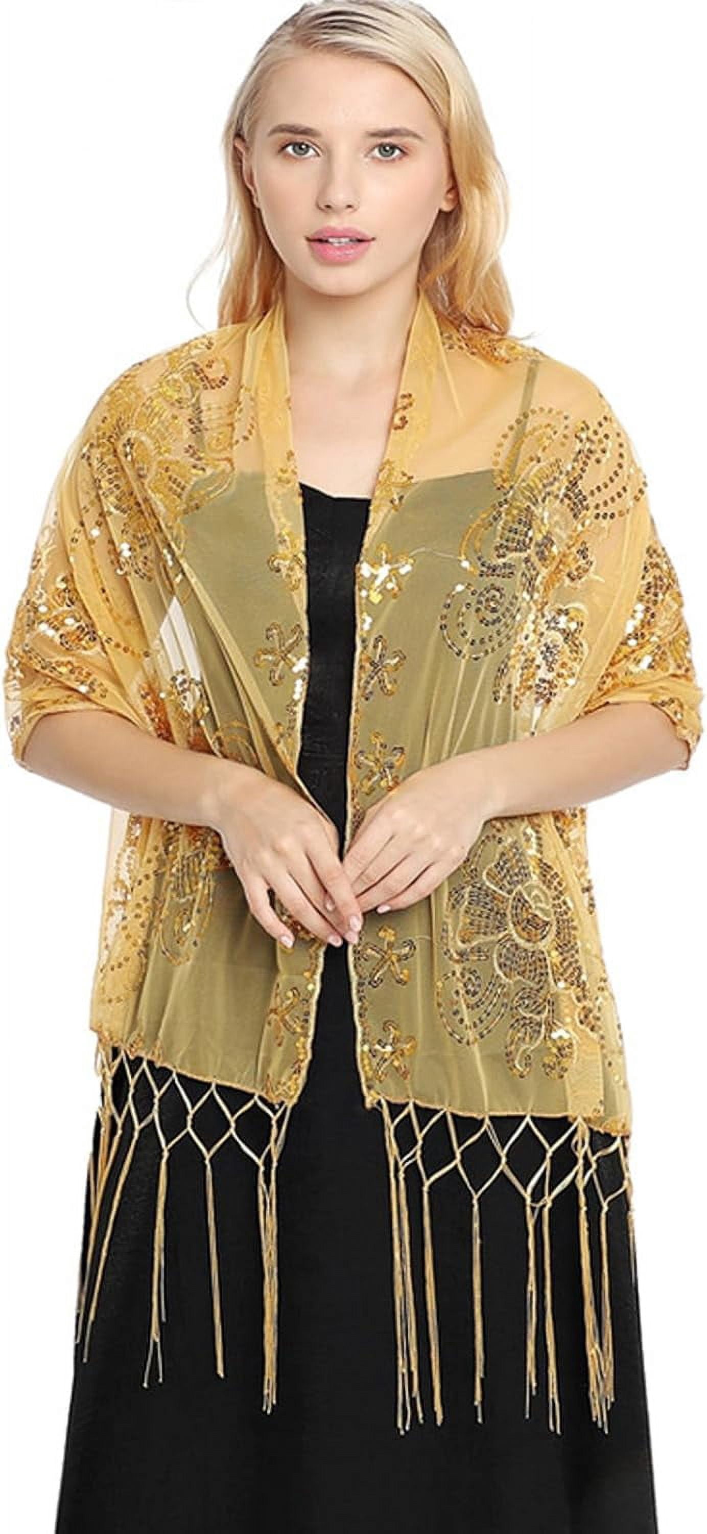 XiaoBanDeng Sparkly Rhinestone Shawls and Wraps for Evening Dresses ...