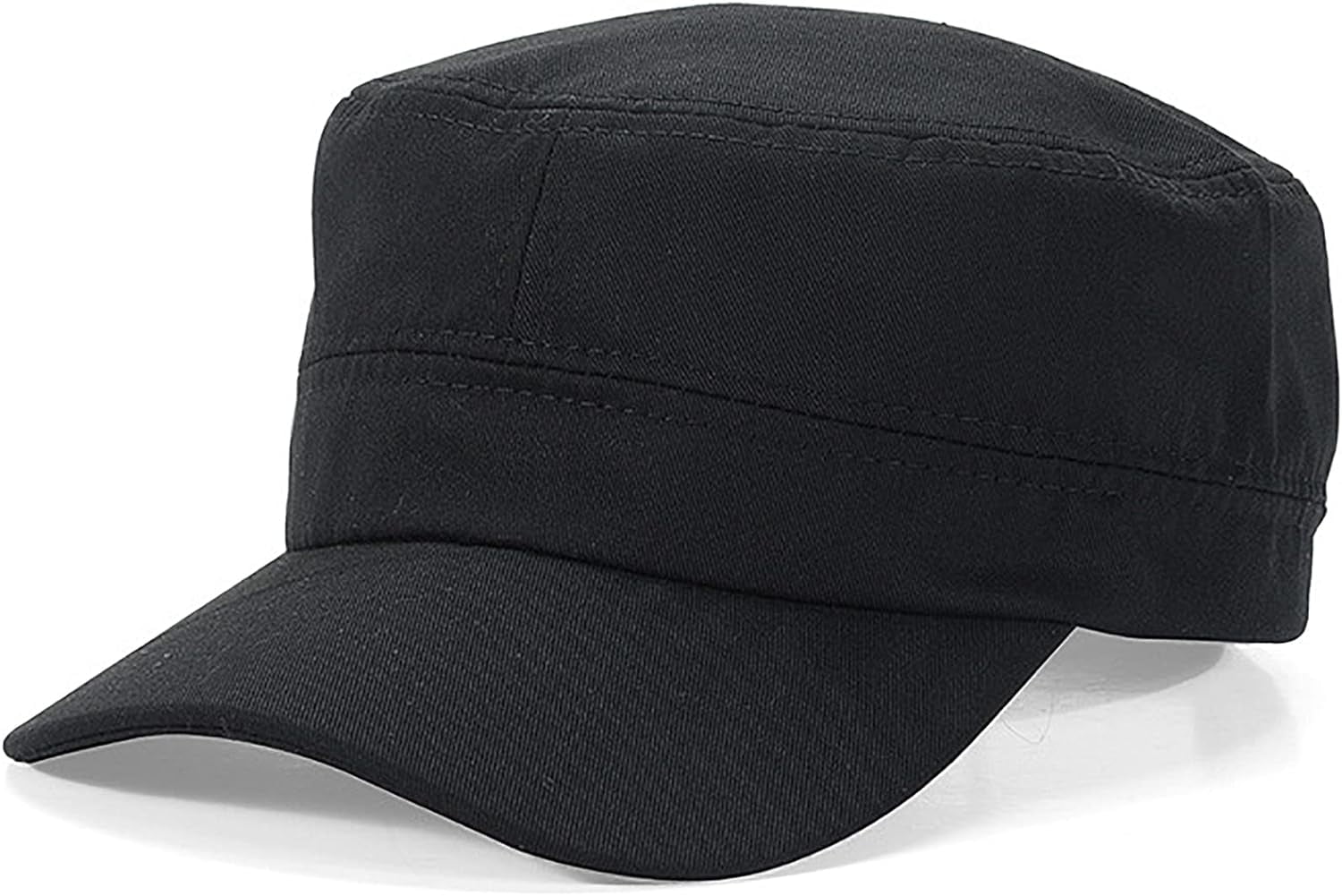 XiaoBanDeng Unisex Cotton Basic Cadet Army Cap Everyday Military Style ...