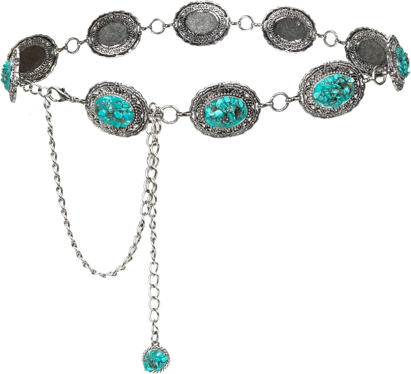 XiaoBanDeng Waist chain women's metal chain dress with sweater chain ...