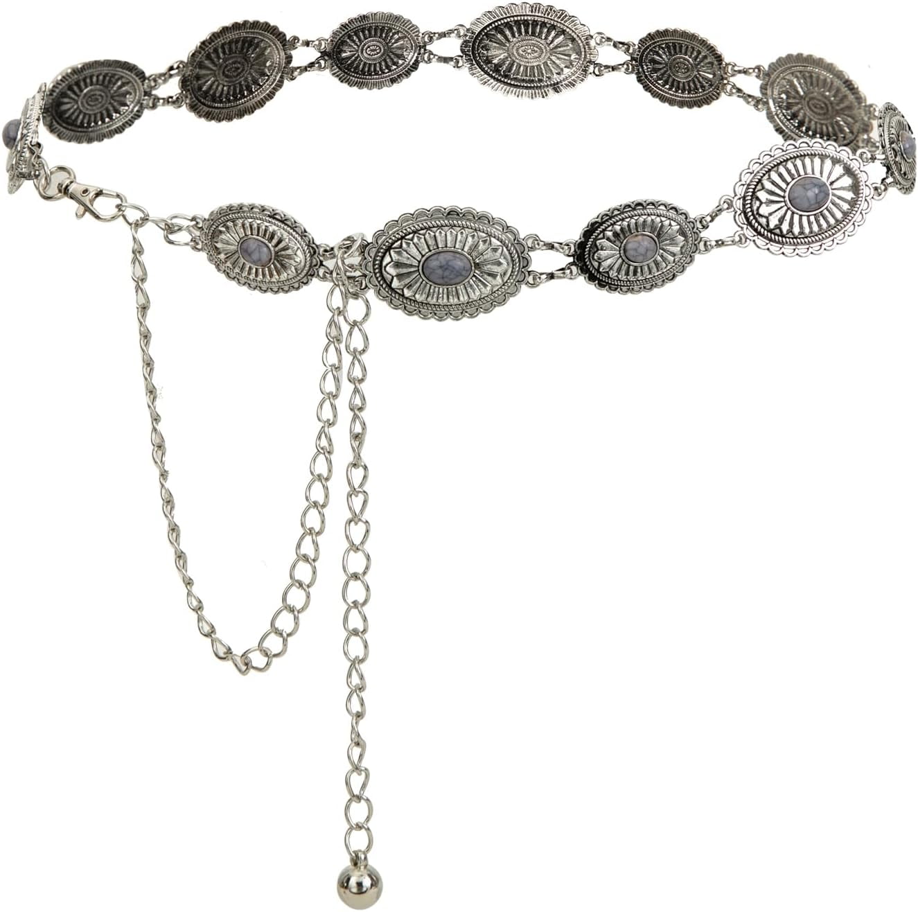 XiaoBanDeng Waist chain women's metal chain dress with sweater chain ...