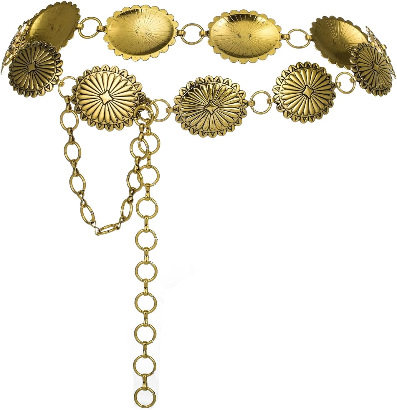 XiaoBanDeng Waist chain women's metal chain dress with sweater chain ...