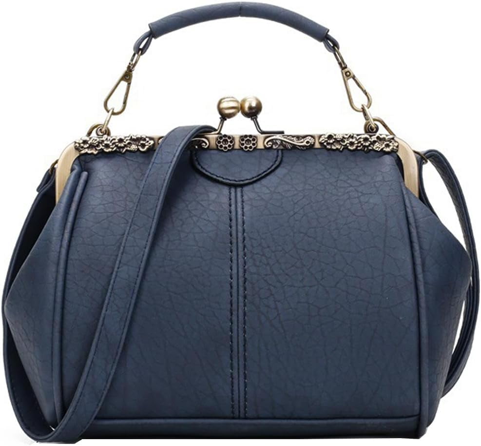 XiaoBanDeng Women Handbags Retro Hollow Tote Bag Purse Leather Satchel ...