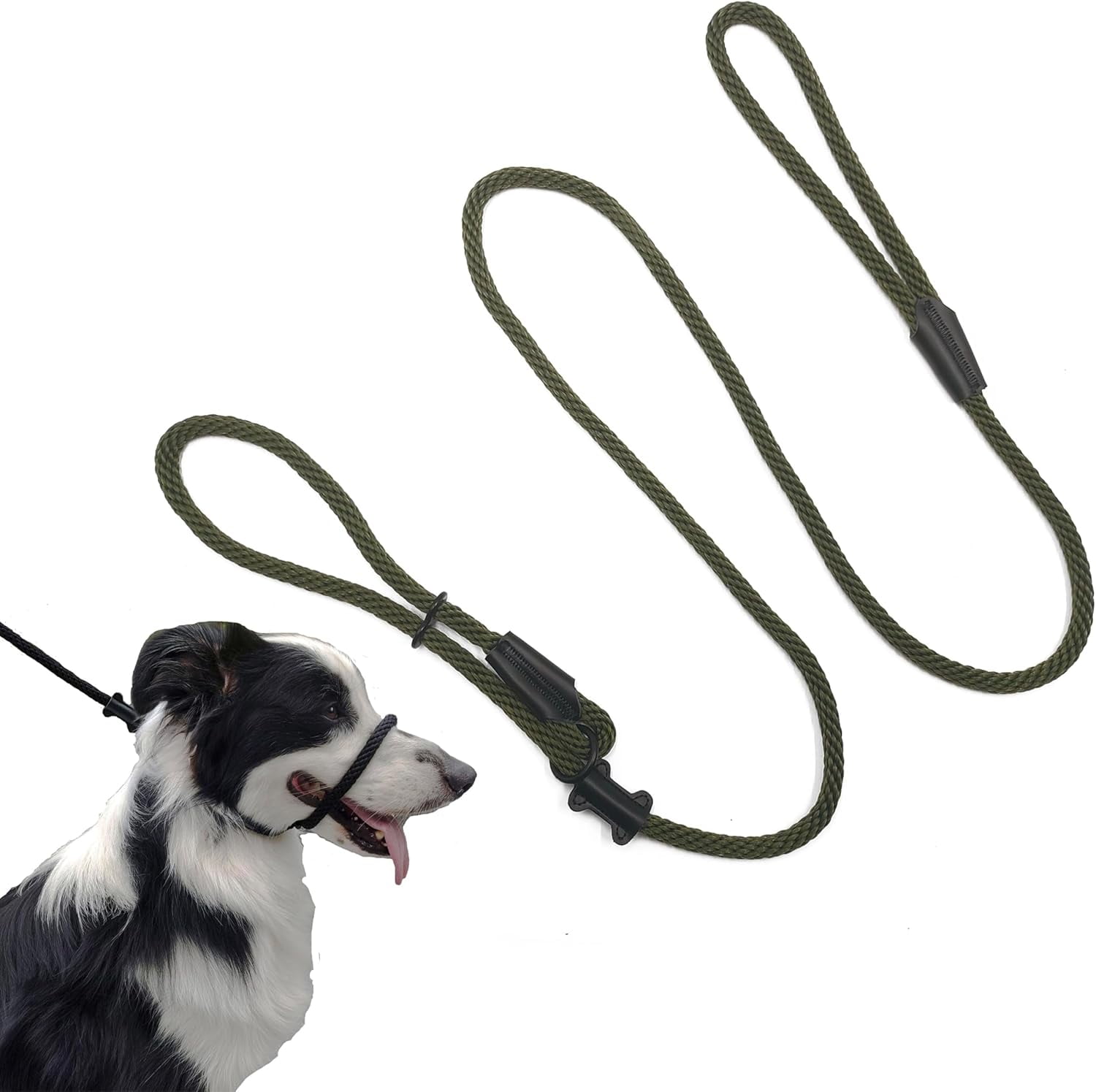 XiaoBanDengMultifunctional Figure 8 Padded Head Halter Walking Training ...