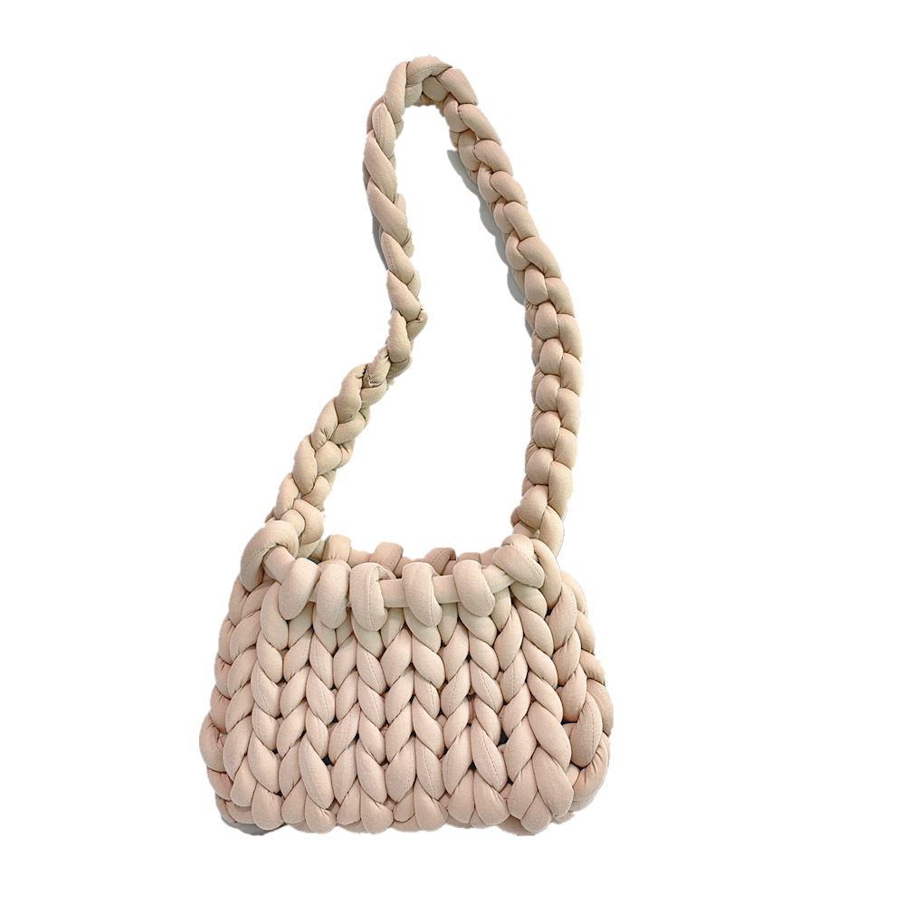 Xiaohongshu new thick ice island thread woven bag diy -woven bag ...