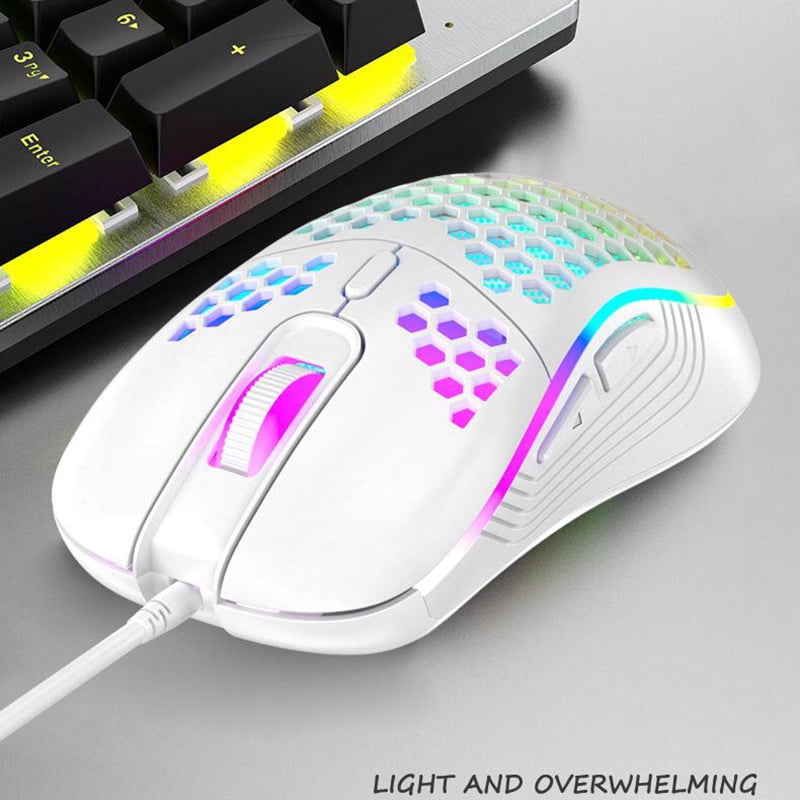 Xiaomi 2.4G Wireless Gaming Mouse Portable Wired Mouse RGB Lighting ...