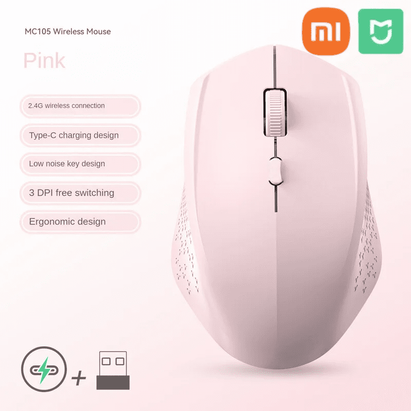 Xiaomi Mijia Wireless Mouse 2.4GHz Bluetooth Dual Models 1600 DPI ...