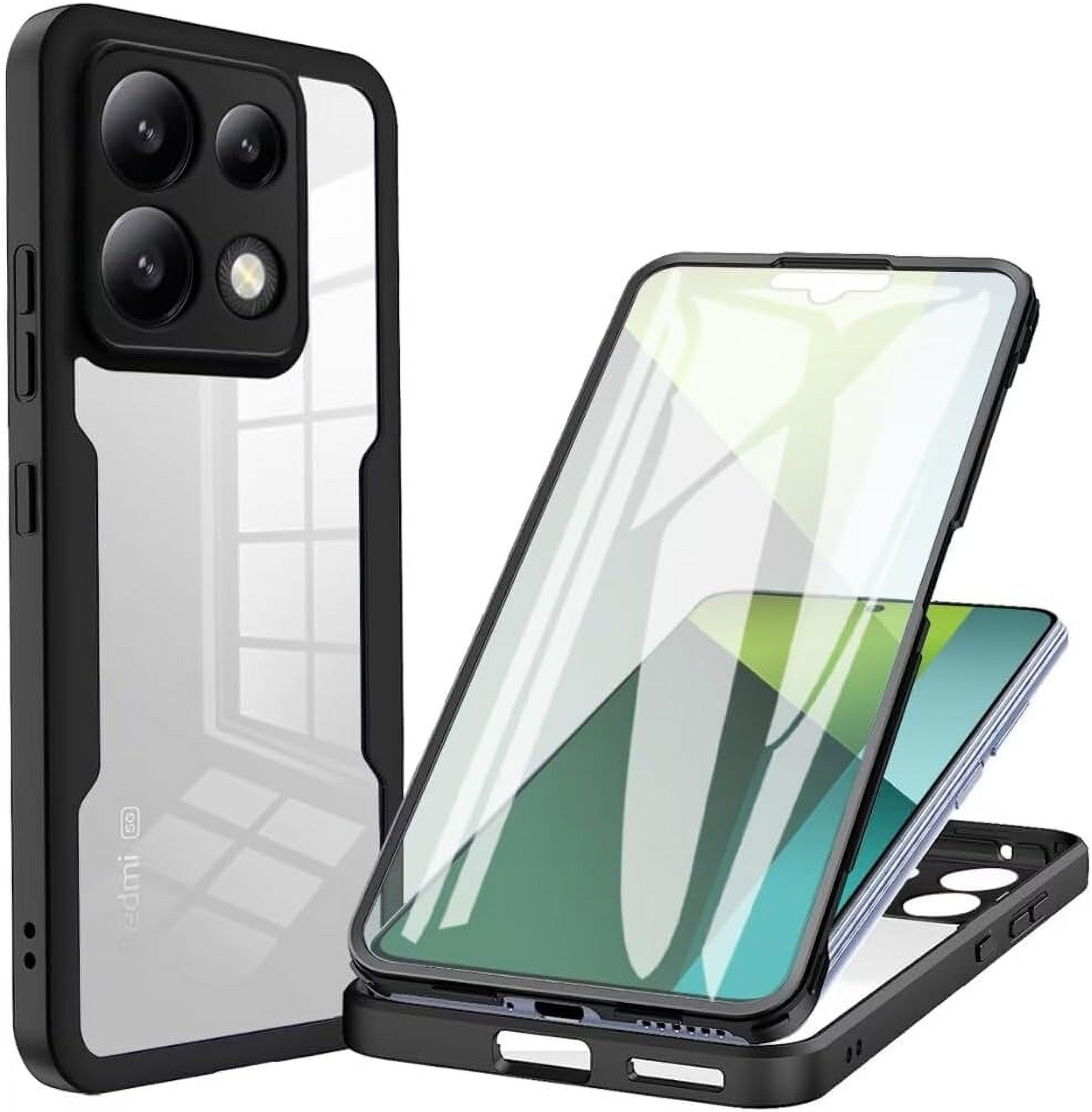 Xiaomi Poco F6 Pro 5G Case, Full Body with Built-in Screen Protector ...