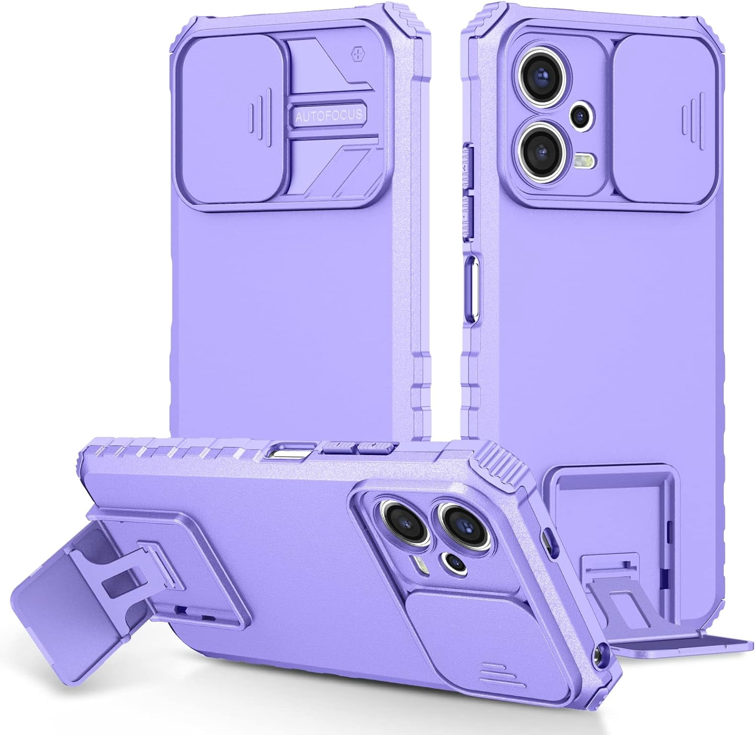 for Xiaomi Redmi Note 12 5G Case (Not 4G) with Slide Camera Cover ...