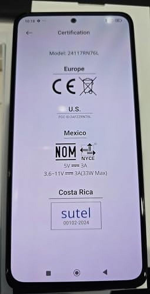 Xiaomi Redmi Note 14 4G LTE (for T-Mobile, Mint, Tello, Metro) (128GB + 6GB) 6.67" 120Hz 108MP ...