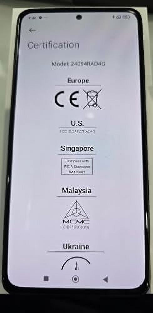 Xiaomi Redmi Note 14 5G + LTE (for T-Mobile, Mint, Tello, Metro) (256GB + 8GB) 6.67" NFC 120Hz ...