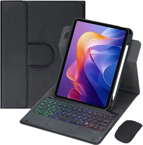 Xiaomi Redmi Pad 2 11" 2025 360° Rotating Keyboard Case (Black ...
