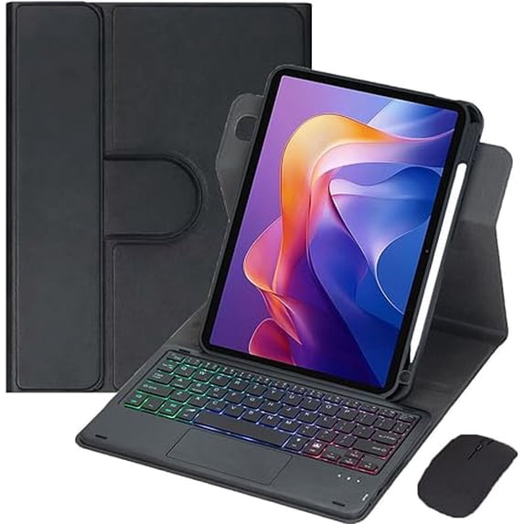 Xiaomi Redmi Pad 2 11" 2025 360° Rotating Keyboard Case (Black ...