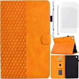 for Xiaomi Redmi Pad 2 11" Leather Case Embossed Rhombus Folio Cover ...