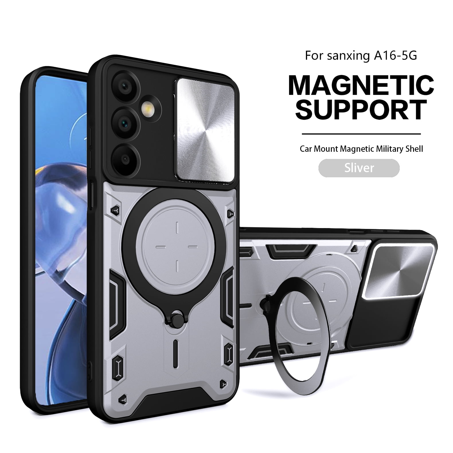 Xiaomi For Samsung Galaxy A 16 5G Case, Galaxy A16 5G Case with Slide ...