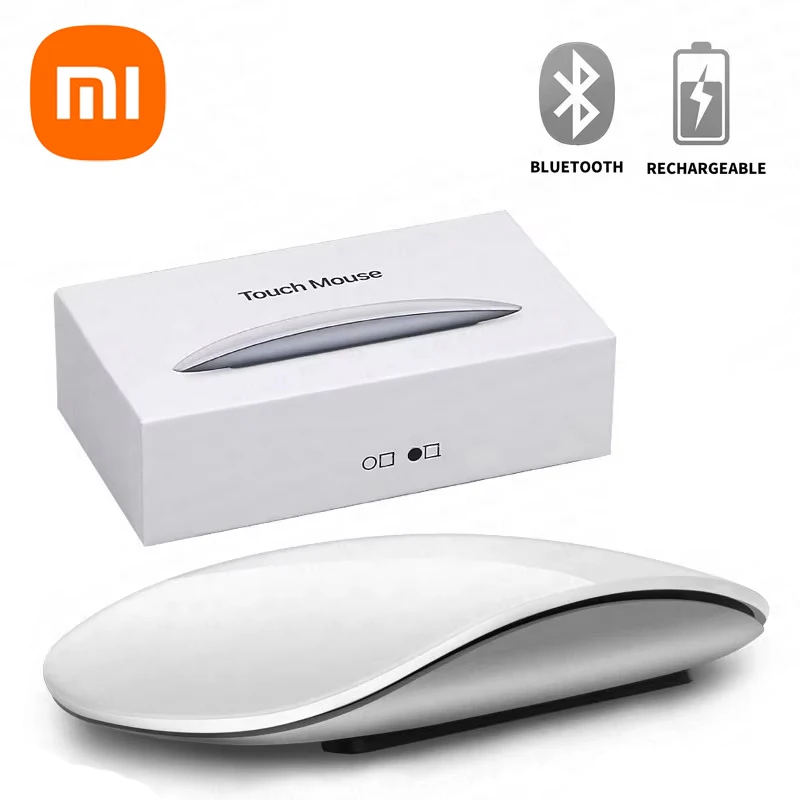 Xiaomi Wireless Mouse Multi-Touch Surface Magic Mouse Silent Portable Bluetooth5.0 Ergonomic For ...