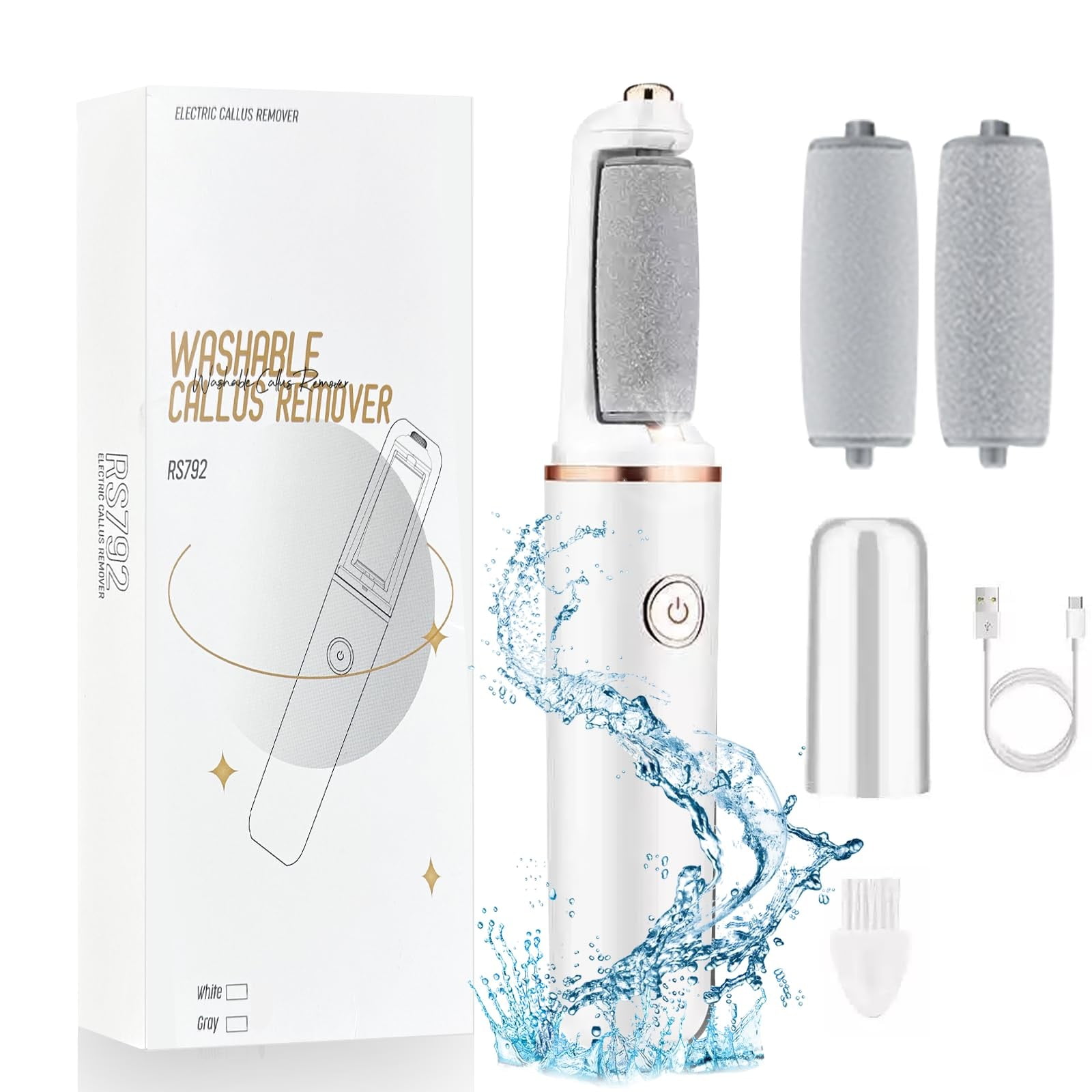 Xiaopybbeixxx Portable Foot File For Smooth Pedicure Rechargeable ...