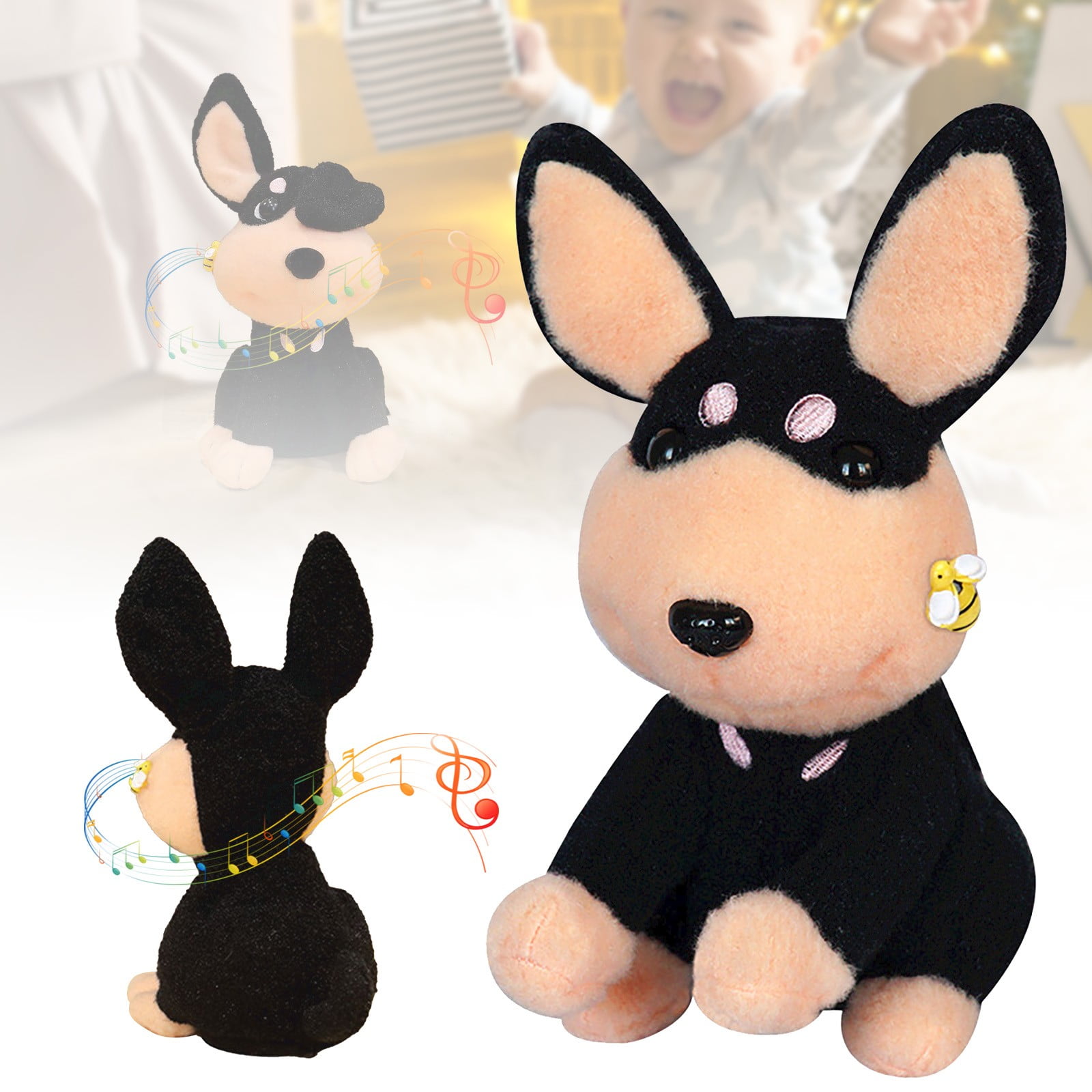Xiaopybbeixxx Puppy Toy Learn To Talk And Sing Will Be Called Rotating ...