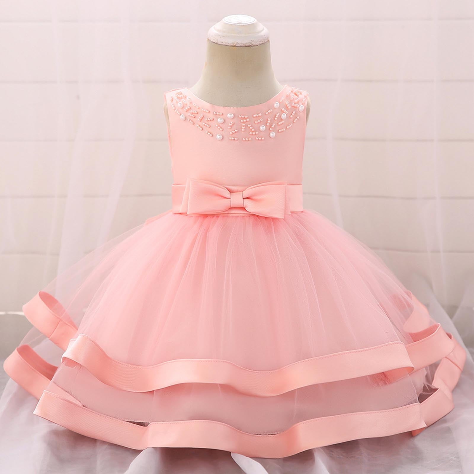 Xiaowennn Girls Flower Dresses For Wedding Party Pageant Dress 3 9 ...