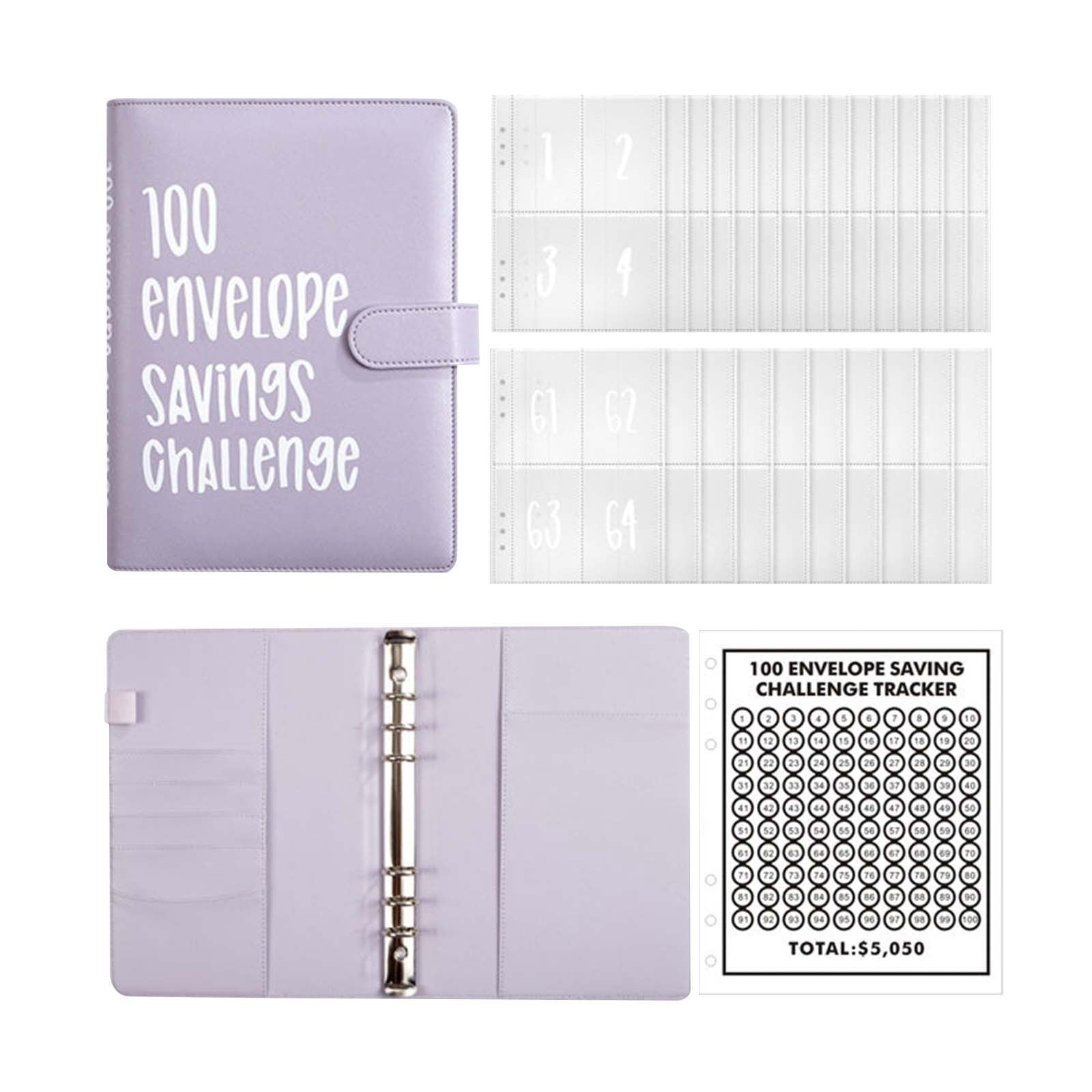Xiaowjjj 100 Envelope Saving Unique Way To Your Savings! Stationery ...