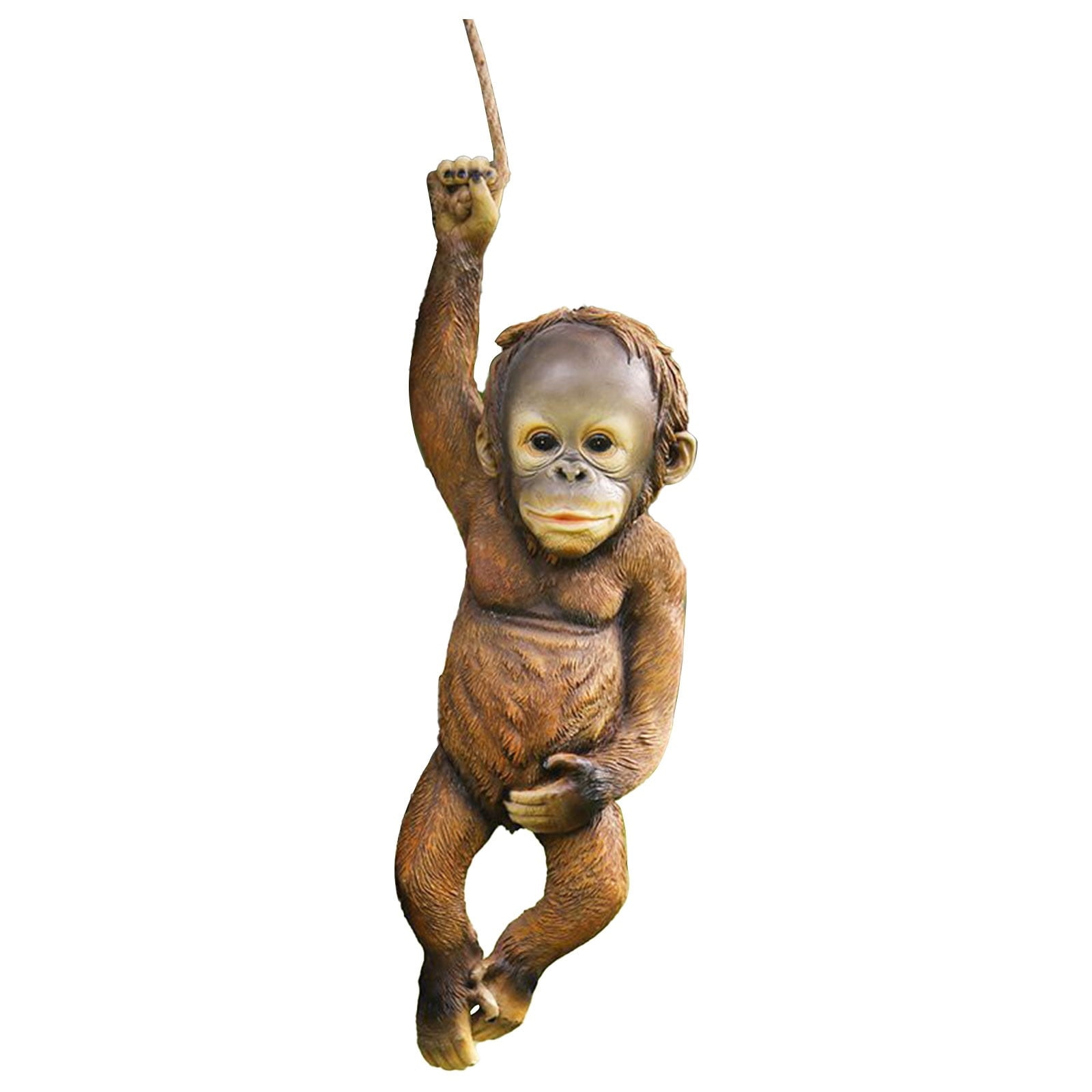 Xiaowjjj Monkey Statue Garden Decoration Resin Monkey Hanger Garden ...