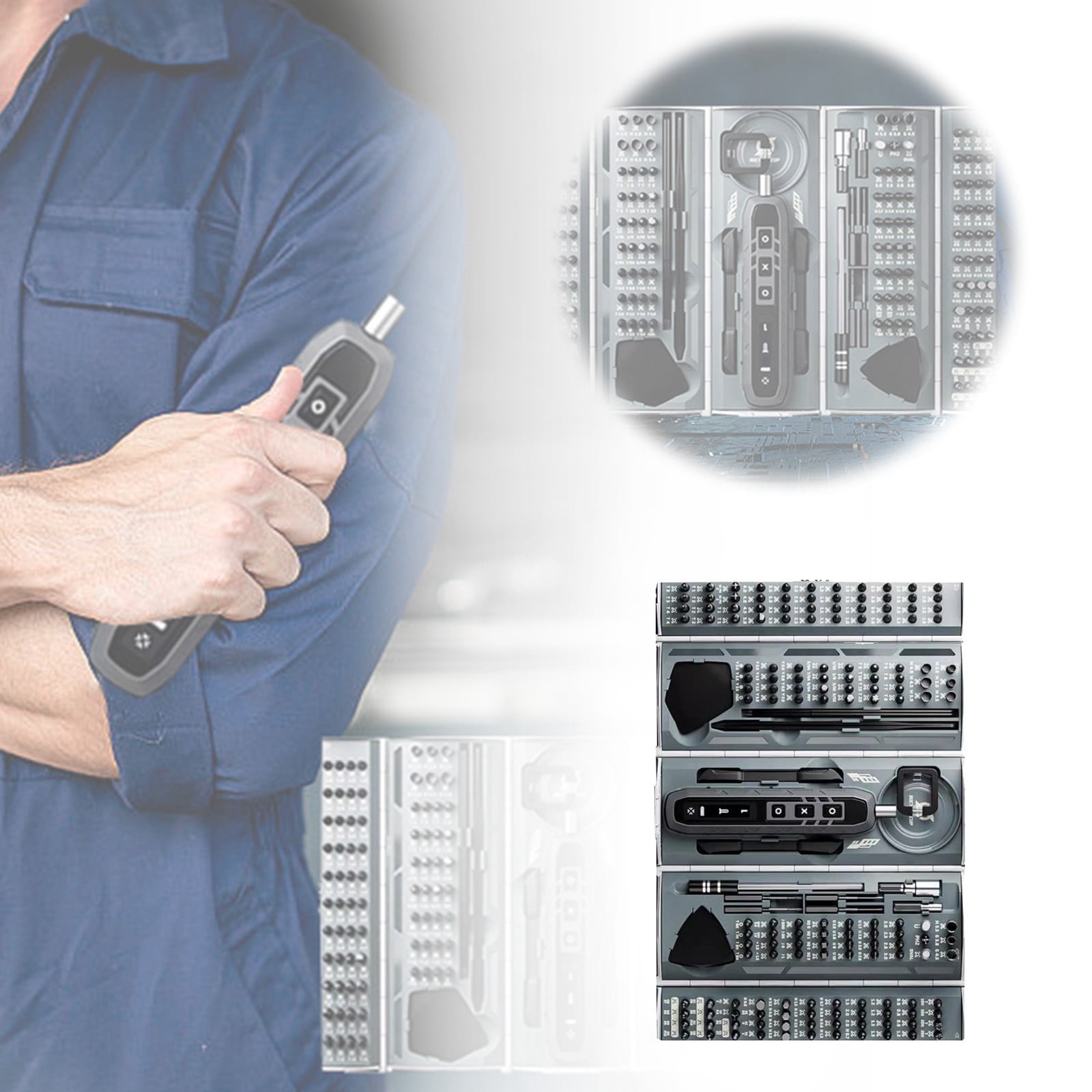 Xiaowjjj Screwdriver Set 181 In 1 Wireless Screwdriver Suitable for ...