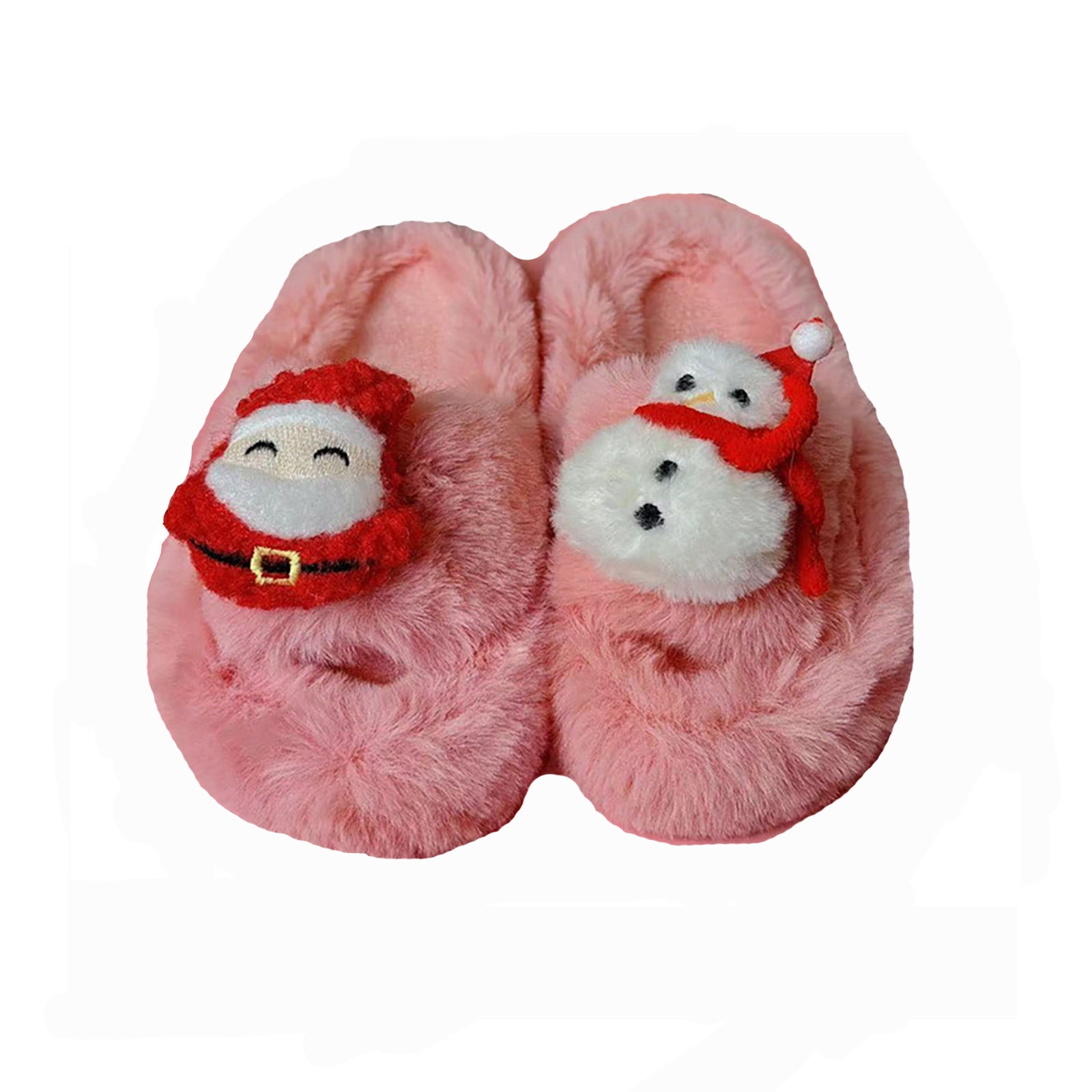 Xiaoxatg Boy Girl Slippers Cozy Winter Girls Furry Animal Slippers With ...