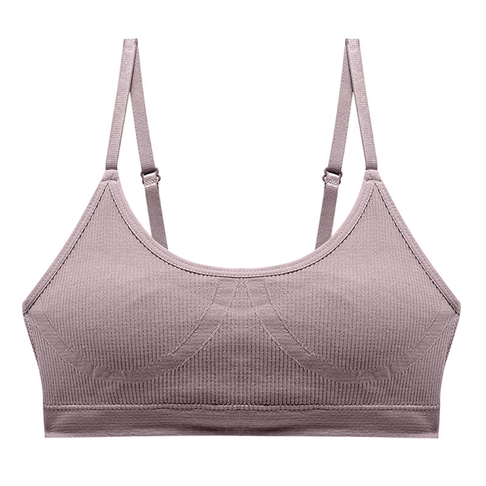 Xiaoxatg Comfortable Adjustable Bra No Underwire Seamless Bra For Women ...