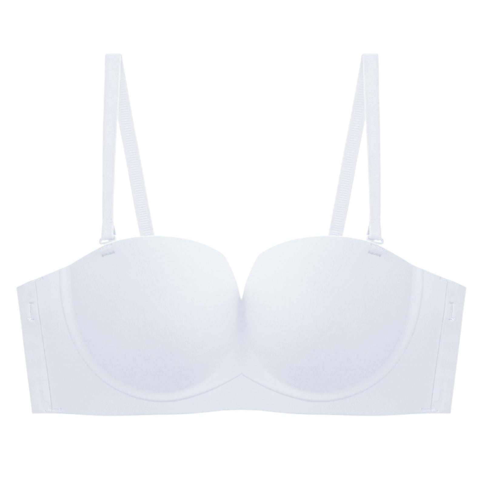 Xiaoxatg Half Cup Strapless Bra For Women Soft Wireless Design ...