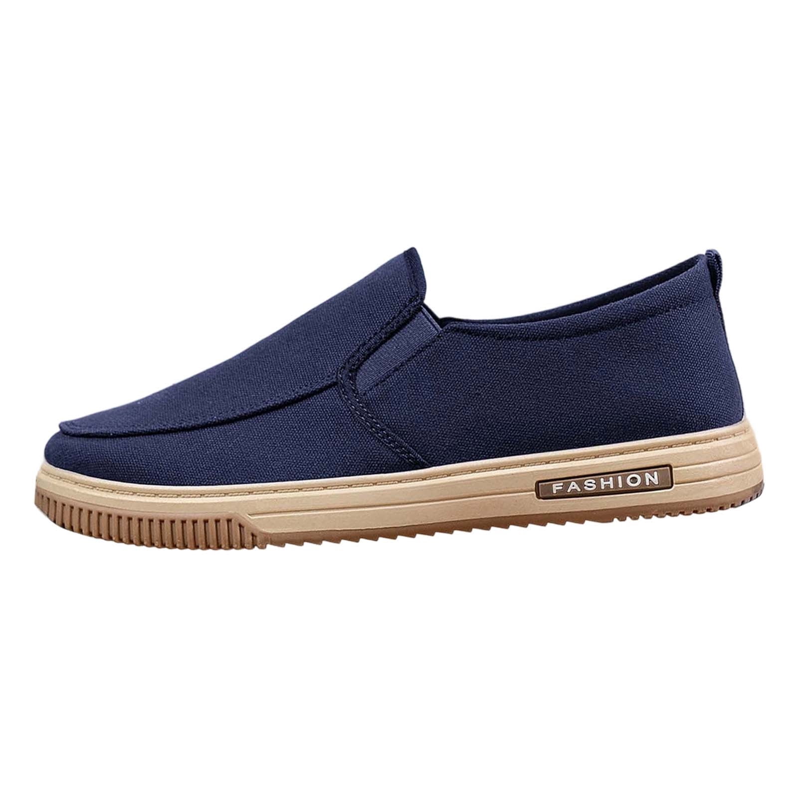 Xiaoxatg Men's Casual Shoes Summer Lazy Linen Footwear for Students ...