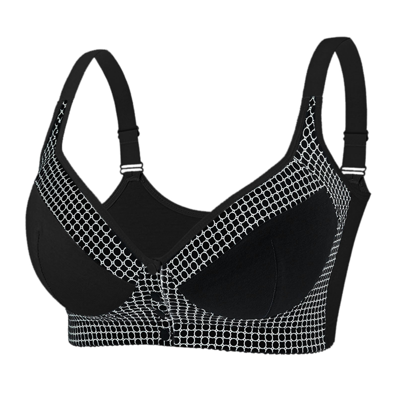 Xiaoxatg Plus Size Printed Bra Border European And Sizes Without ...