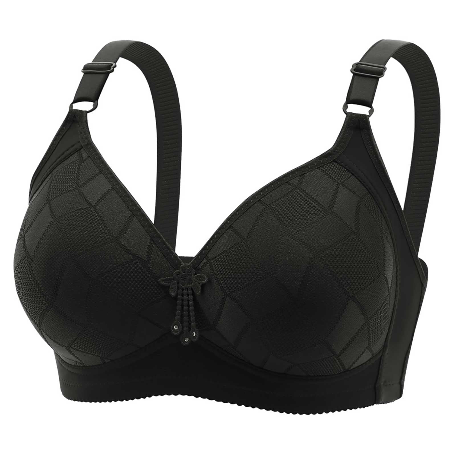 Xiaoxatg Women Seamless Lift Up Plus Size Bra Full Cup Push Up Bra With ...