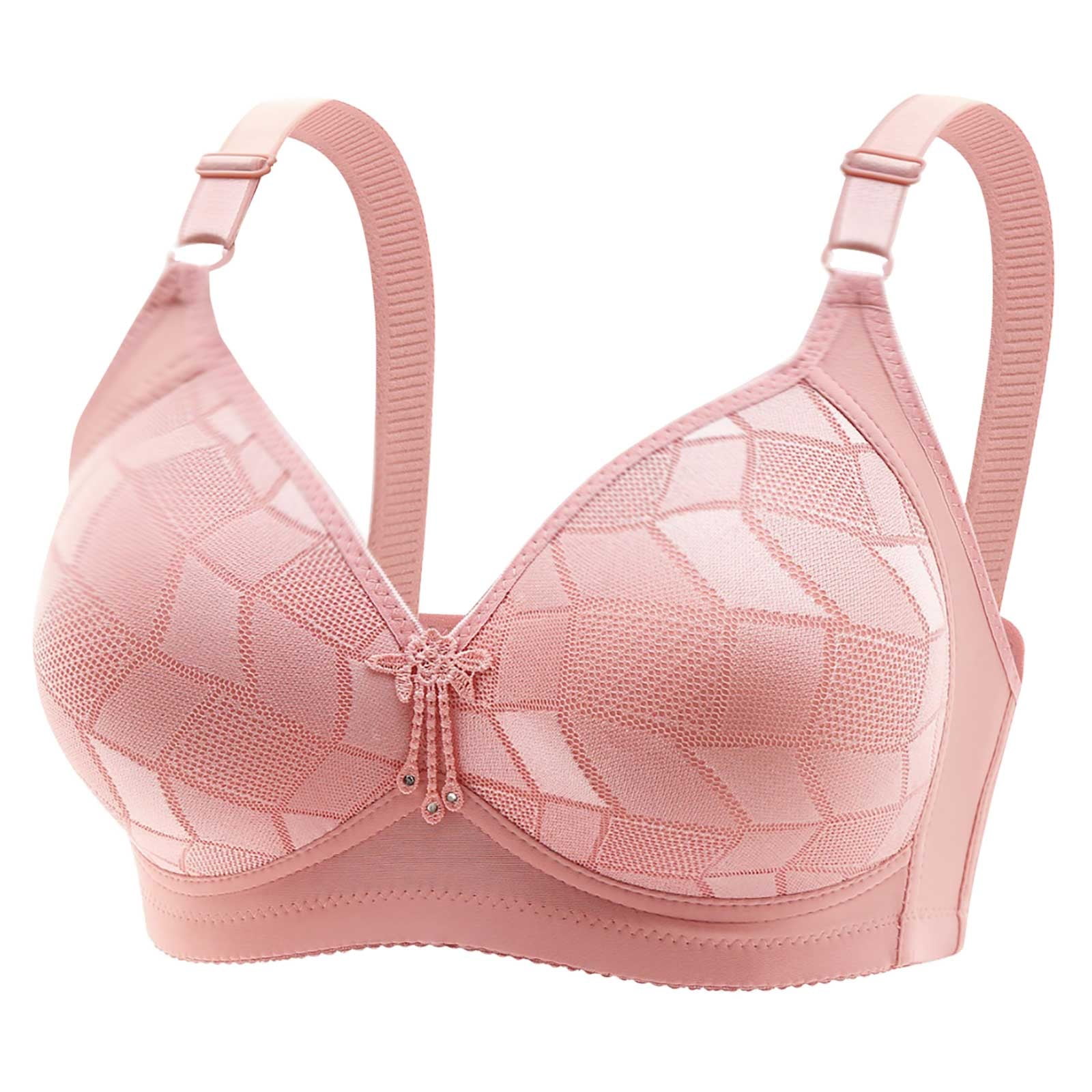 Xiaoxatg Women Seamless Lift Up Plus Size Bra Full Cup Push Up Bra With ...