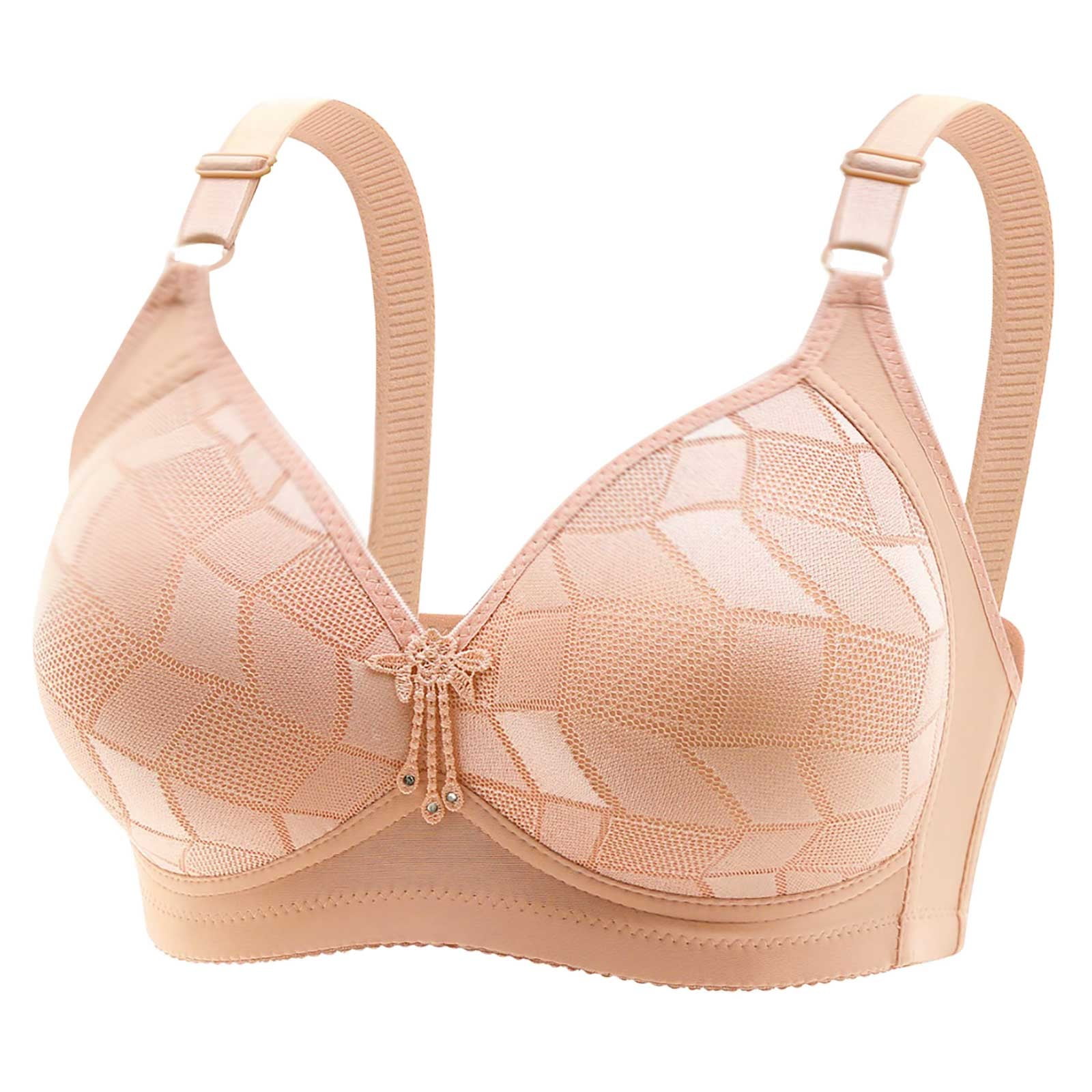 Xiaoxatg Women Seamless Lift Up Plus Size Bra Full Cup Push Up Bra With ...