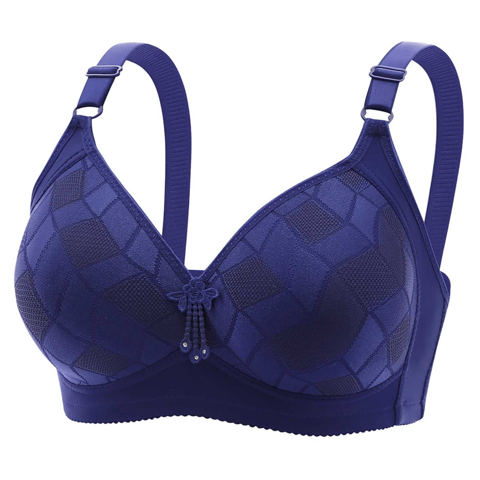 Xiaoxatg Women Seamless Lift Up Plus Size Bra Full Cup Push Up Bra With ...